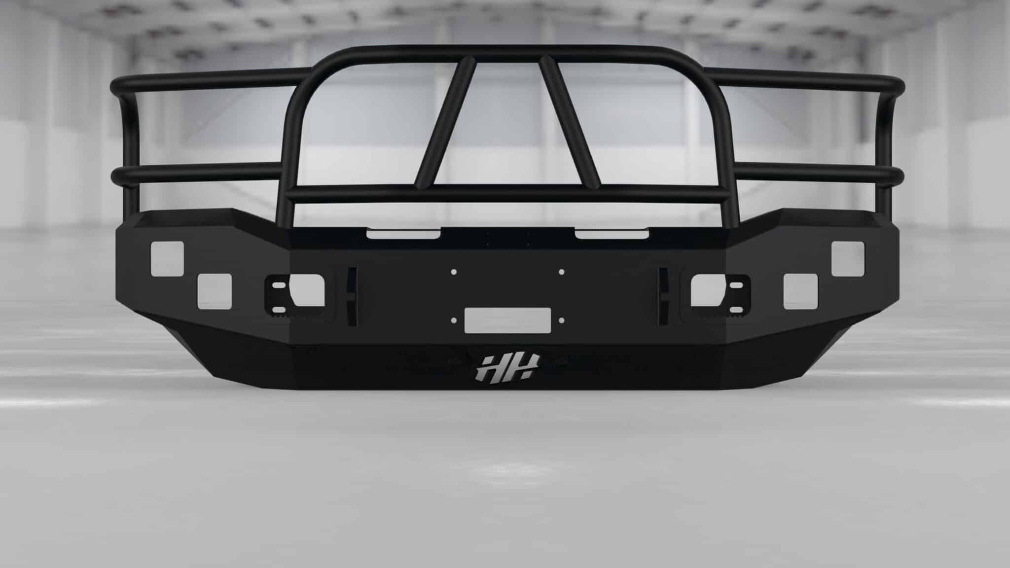 1999-2004 Ford F-250 - 550/Excursion Front Winch Bumper with Full Brush ...