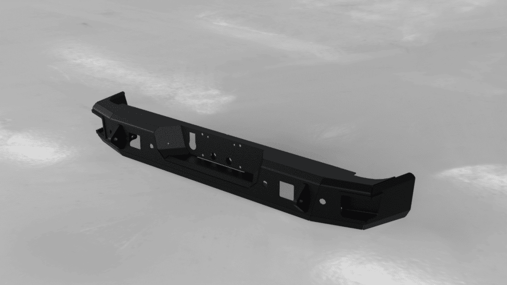 2009-2018 Ram 1500, 2010-2018 Ram 2500-3500 Flush Mount Rear Bumper ...