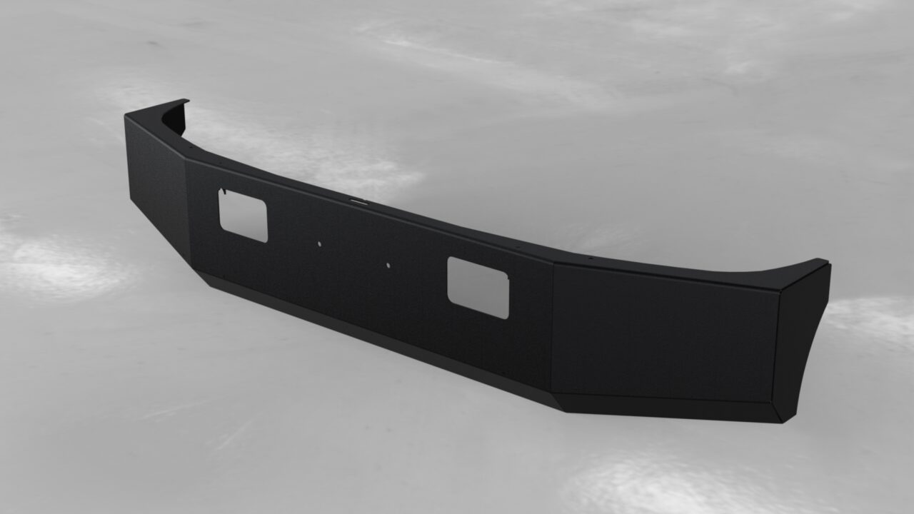 2022 - 2025 Peterbilt 536 / 537 / 548 Front Non-Winch Bumper ...