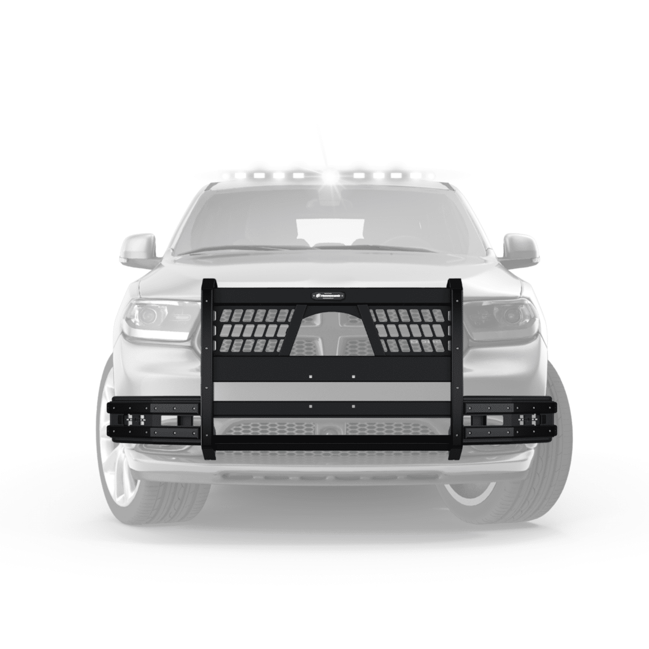 Level 4: 2021-2024 Dodge Durango Pursuit Push Bar with Pit Bars ...